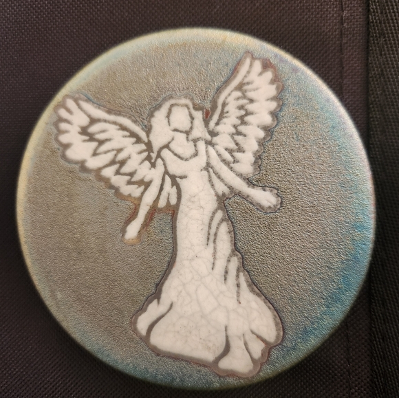 Jeremy Diller | Art | Signed Ceramic Jeremy Diller Angel Disc | Poshmark